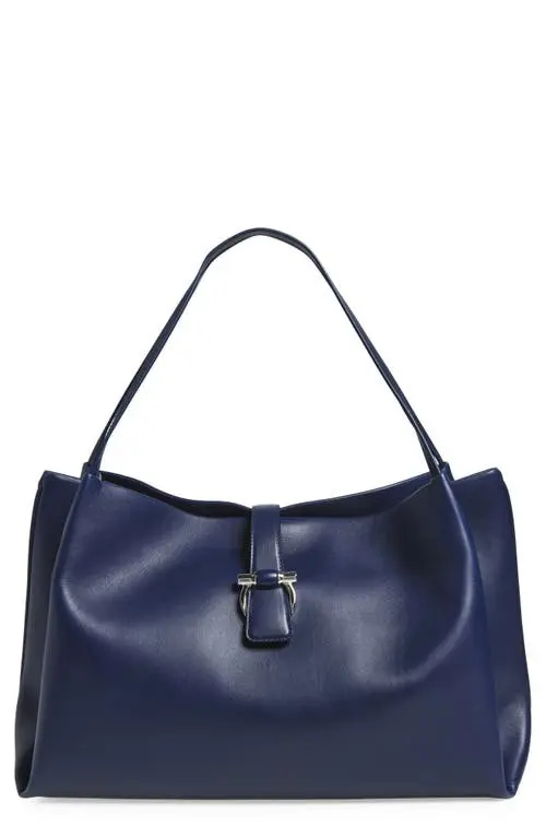 FERRAGAMO Medium Lily Tote - New Navy