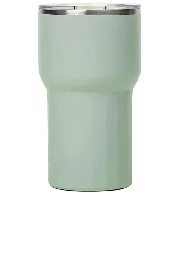 BUSINESS & PLEASURE Hemingway Drinkware Highball In Green - Sage Green