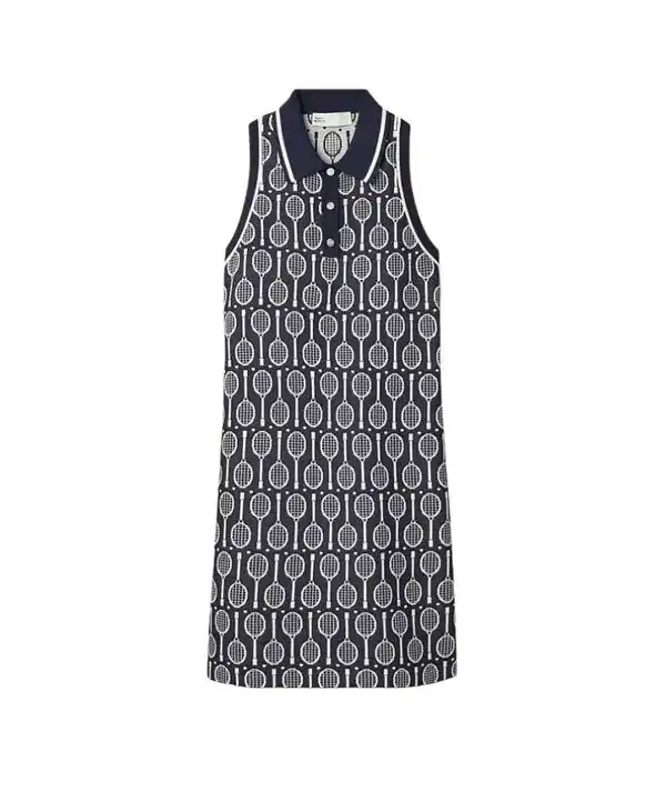 Tory Burch Tech Knit Polo Tank Dress In Tory Navy Racquets - 61% Off |  Editorialist