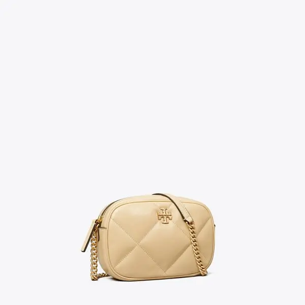 Tory Burch Kira Diamond Quilt Camera Bag - Vanilla Soft Serve