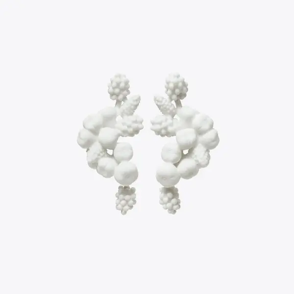 Tory Burch Fruit Earring - White