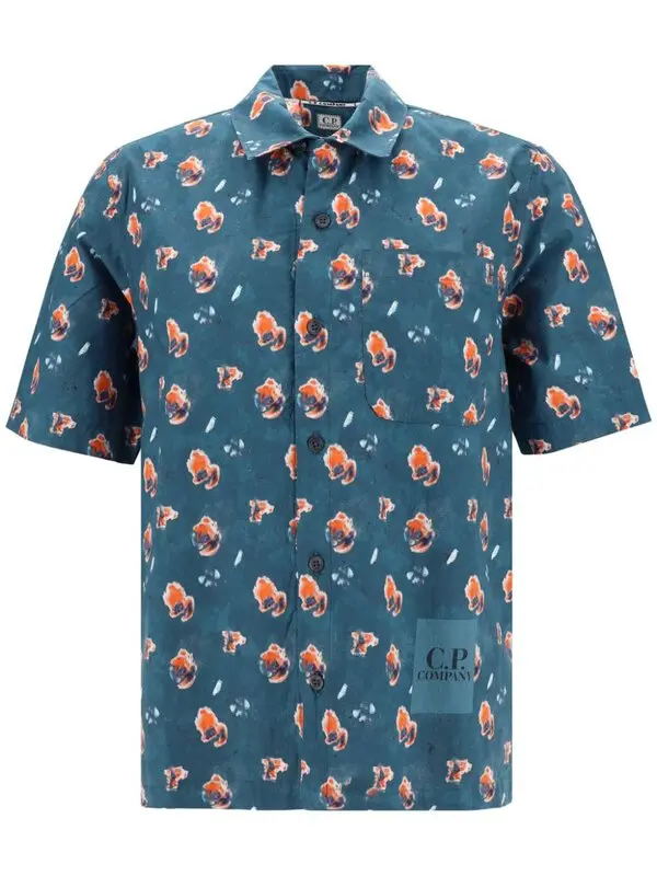 C.P. COMPANY Sponged Poplin Shirt