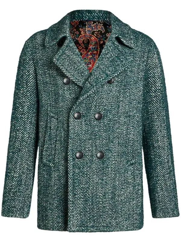 Etro Double-breasted Pea Coat