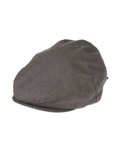 Borsalino Wool Flat Cap - Brown