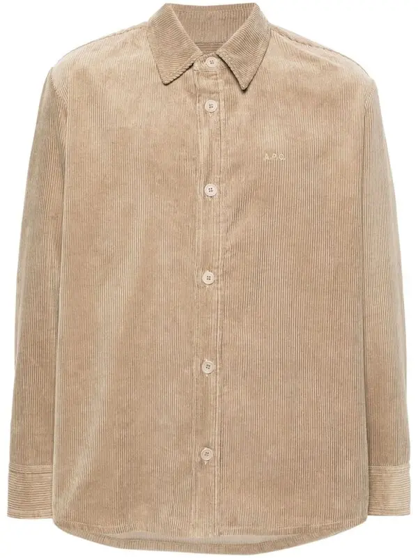 A.p.c. Bobby Shirt - Neutrals
