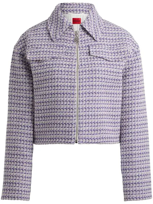 Hugo Boss Tweed Cropped Jacket