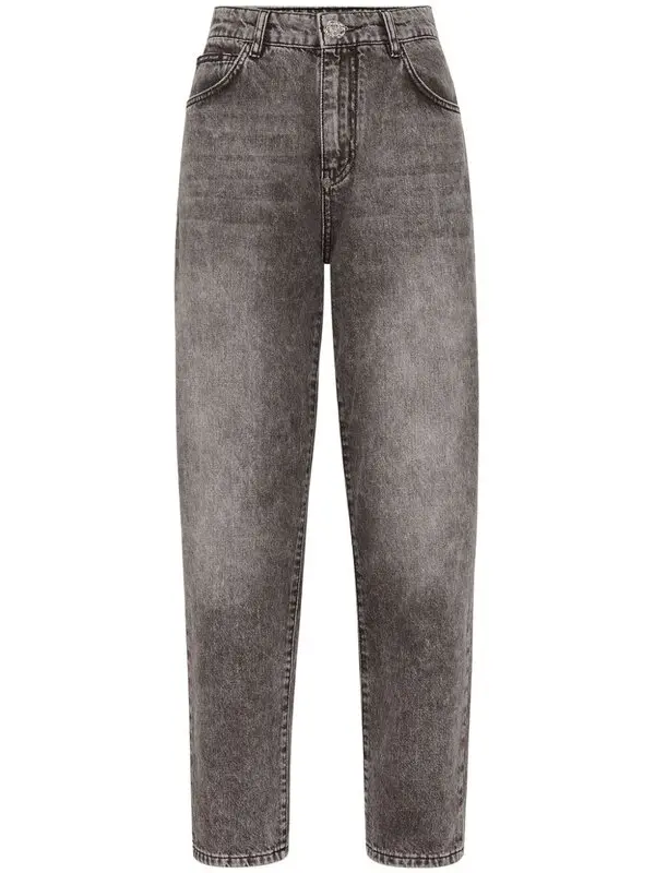 Philipp Plein High-waisted Tapered Jeans