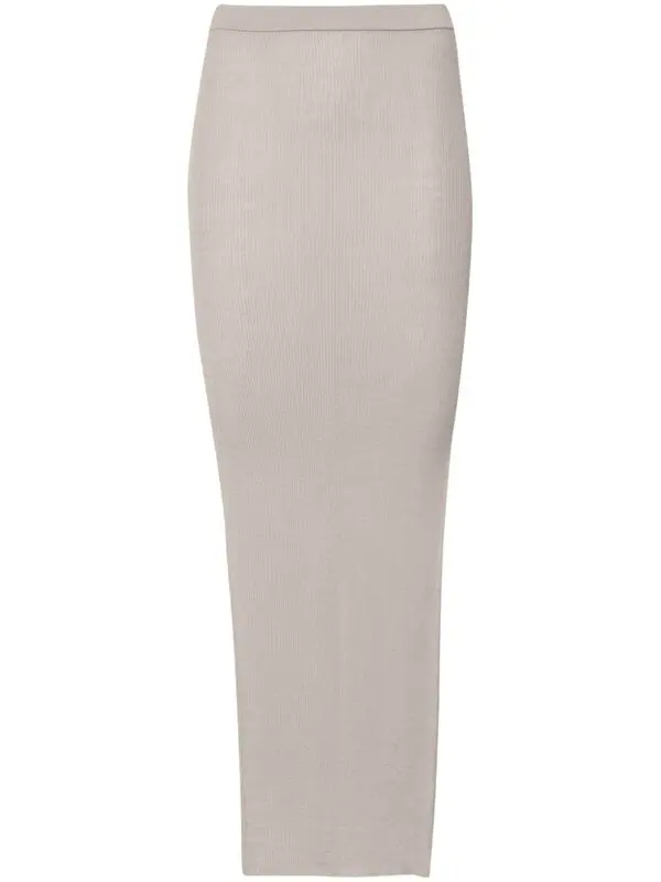 Rick Owens Sacri Maxi Skirt - Grey