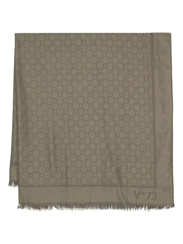 V°73 Logo-pattern Scarf