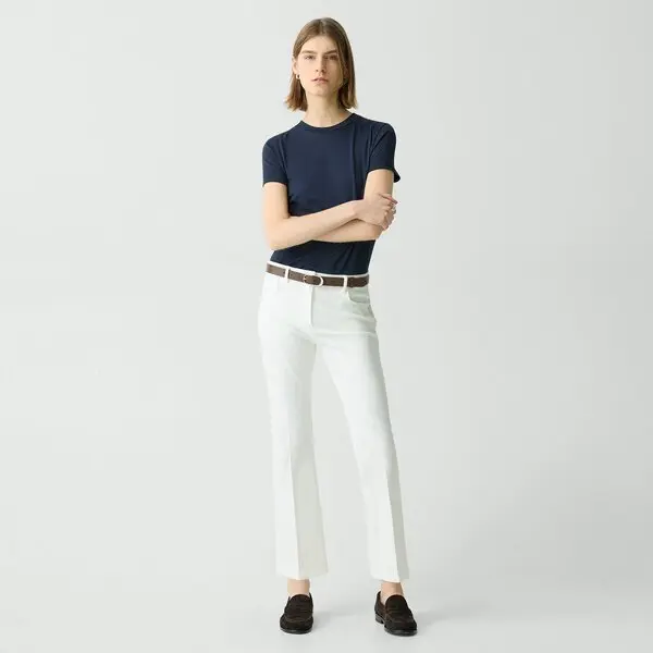 Theory Leather Oblong Belt - Date
