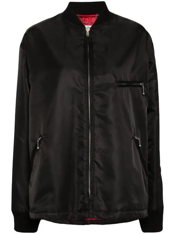 MAISON MARGIELA Single-stitch Logo Bomber Jacket
