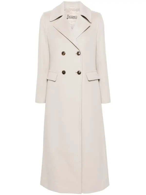 Herno Virgin Wool Double-breasted Coat