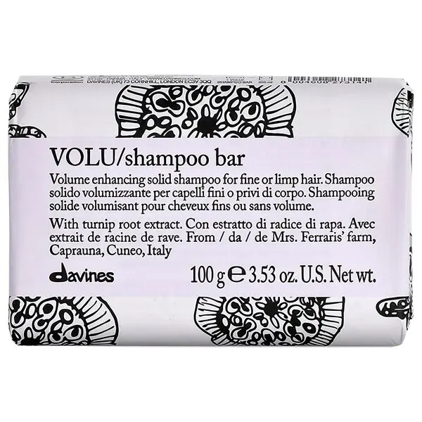 DAVINES Volu Volumizing Shampoo Bar For Fine Hair