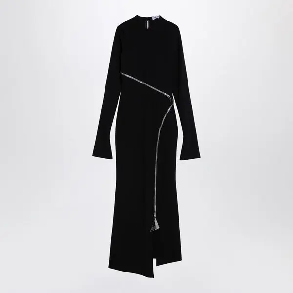 Attico Zip Detail Midi Dress