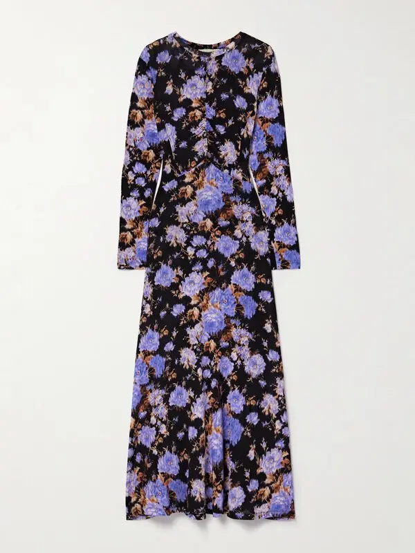 Ulla Johnson Naia Floral-print Stretch-jersey Maxi Dress - Multi