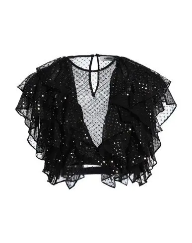 Sandro Ruched Tulle Top