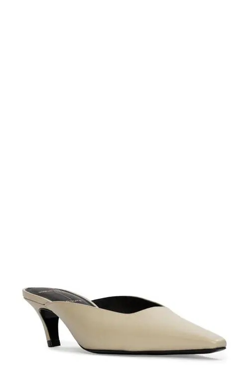 BLACK SUEDE STUDIO Logan Kitten Heel Mule - Peyote