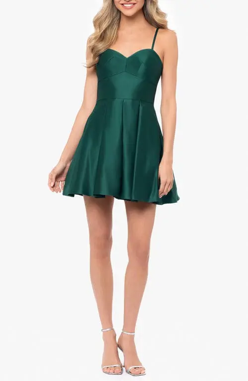 BLONDIE NITES Satin Mini Dress