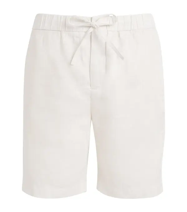 Frescobol Carioca Felipe Linen-cotton Shorts - White