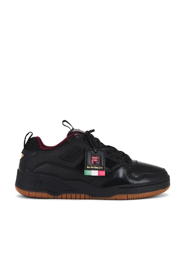 FILA Corda Lux Sneakers - Black  Syrah  & Gardenia