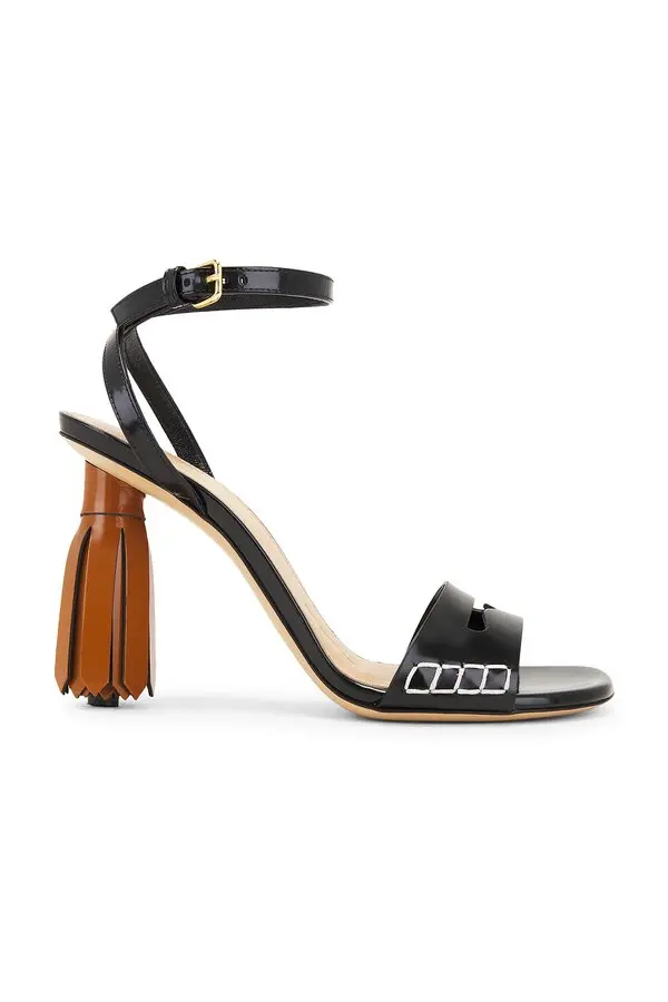 JW Anderson Tassel Sandal - Black & Tan