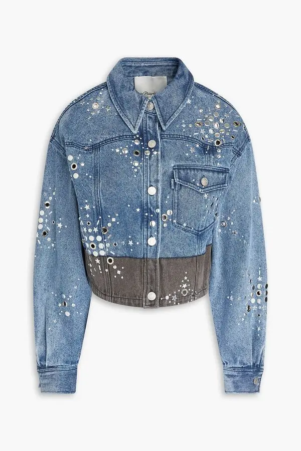 3.1 Phillip Lim Liberty Embellished Denim Jacket