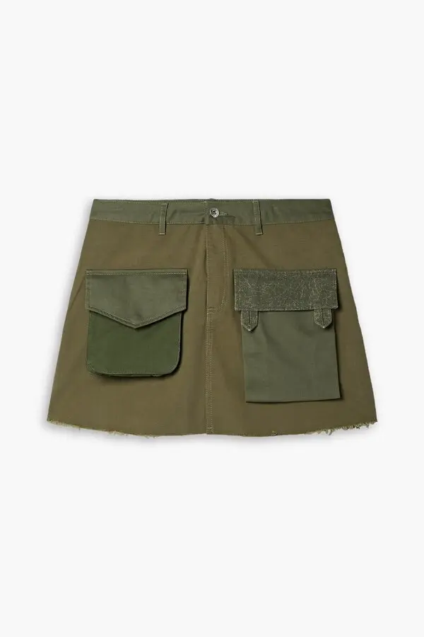 MARQUES' ALMEIDA Patchwork Mini Skirt