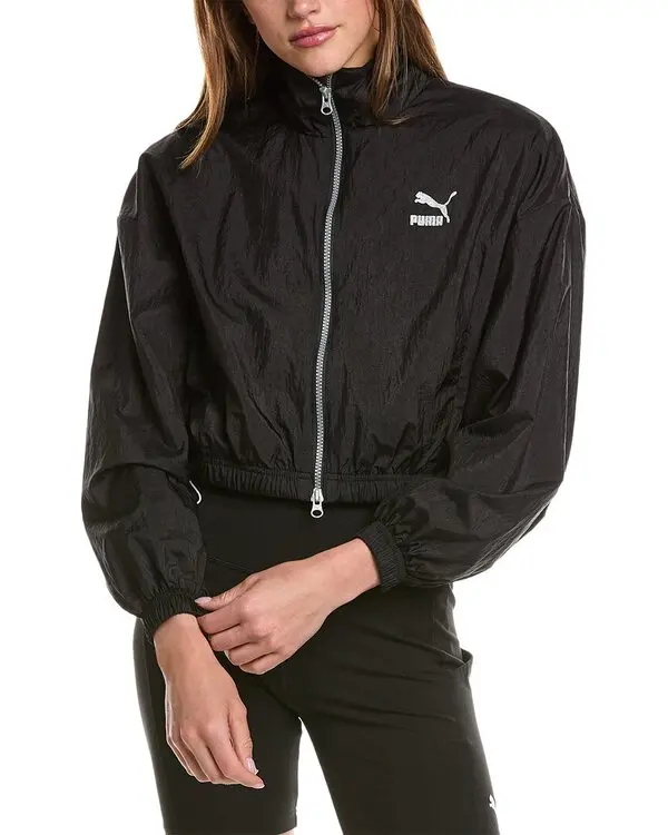 Buy PUMA Cropped Track Jacket - Black At 37% Off | Editorialist