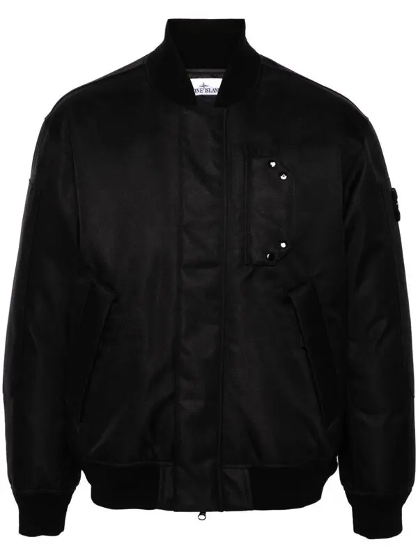 Stone Island Compass Badge Twill Bomber Jacket
