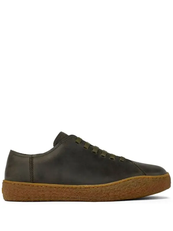 Camper Peu Terreno Nubuck Leather Sneakers - Green