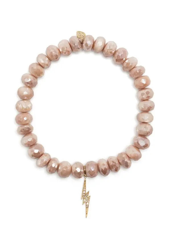SYDNEY EVAN 14kt Yellow Gold Lightning Bolt Bracelet