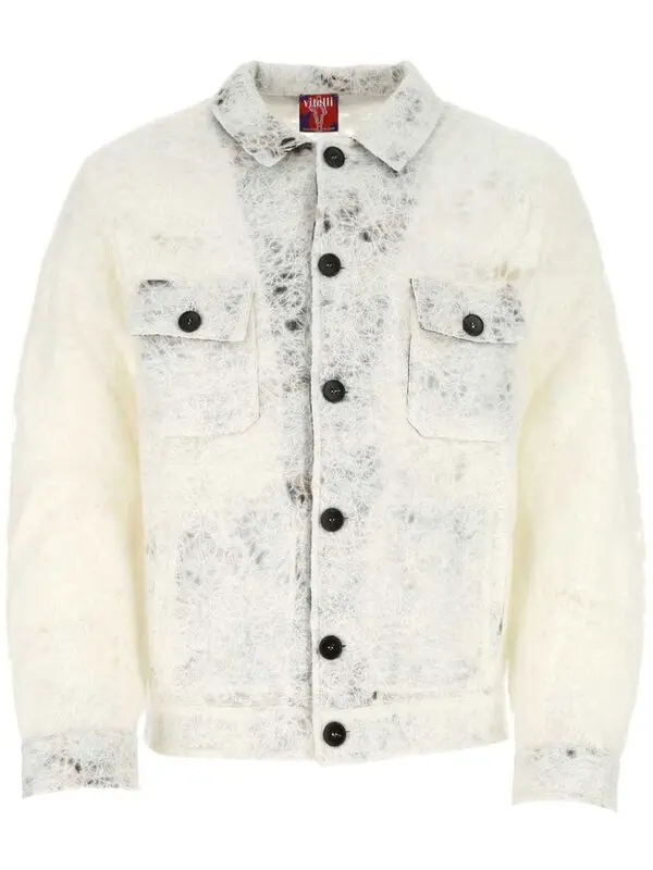 VITELLI Distressed Jacket - Neutrals