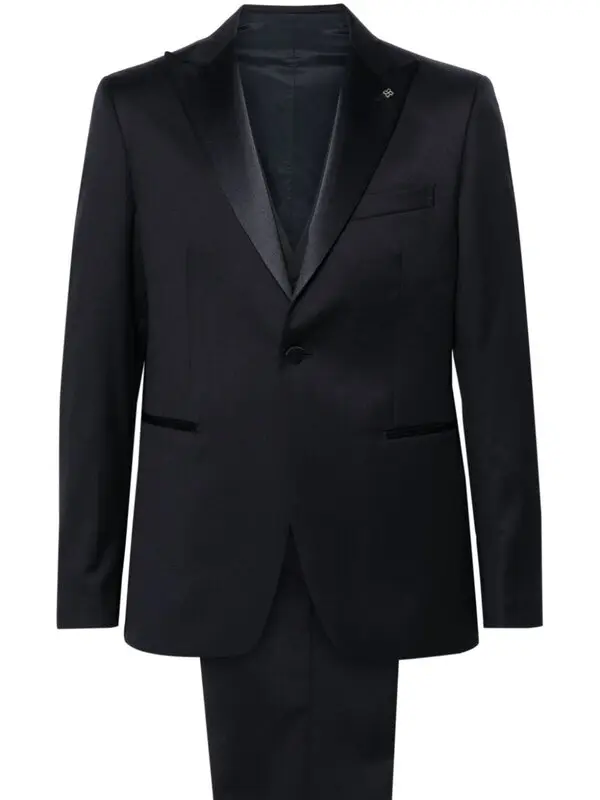 Tagliatore Virgin Wool Suit - Blue