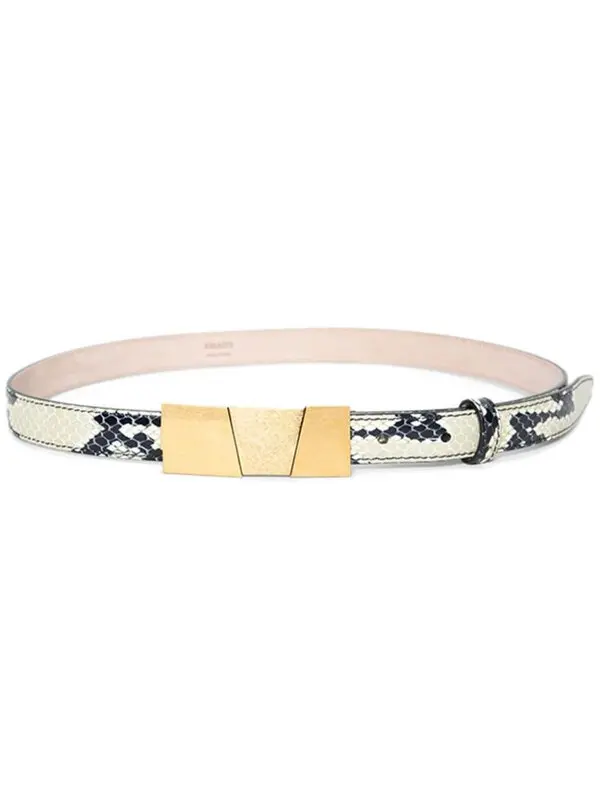 Khaite Small Axel Belt - Neutrals