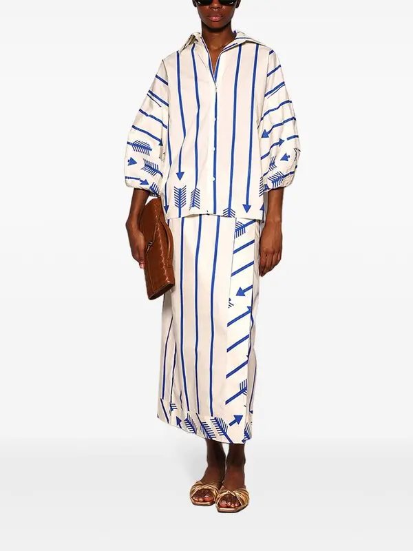 Johanna Ortiz Flechada Arrow-print Shirt