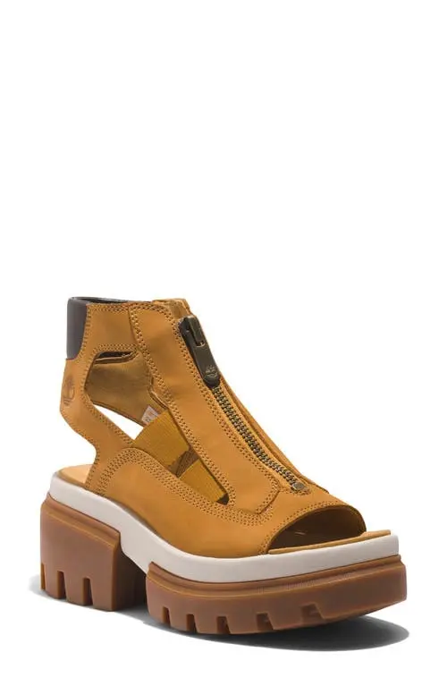 Timberland Everleigh Gladiator Sandal - Wheat Nubuck
