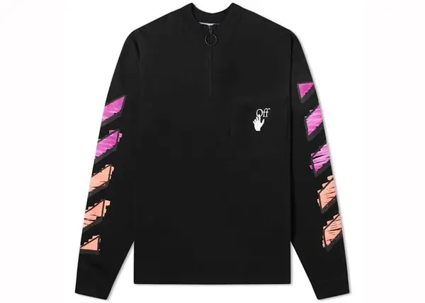 Off-White Marker Zip Mockneck