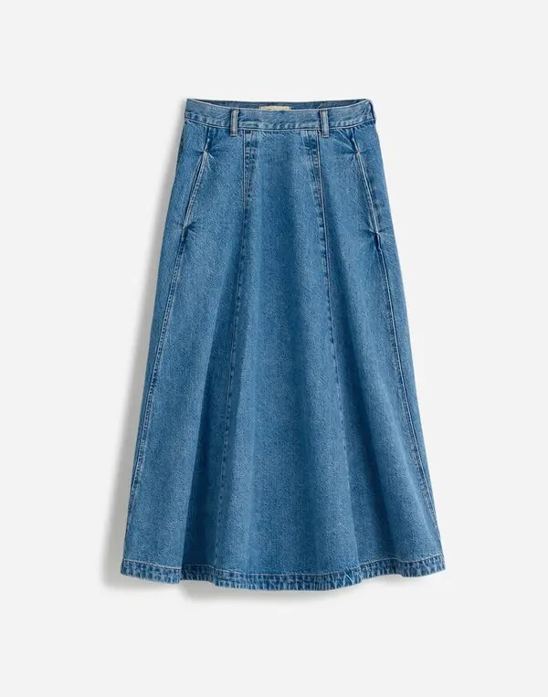 Madewell Denim Circle Midi Skirt