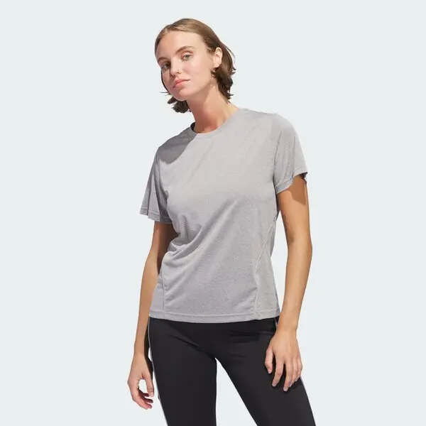 Adidas Designed For Training Tee - Medium Grey Heather