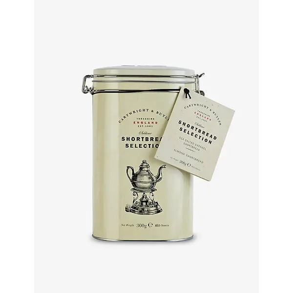 CARTWRIGHT & BUTLER Sea Salted Caramel And Almond Shortbread Selection 300g