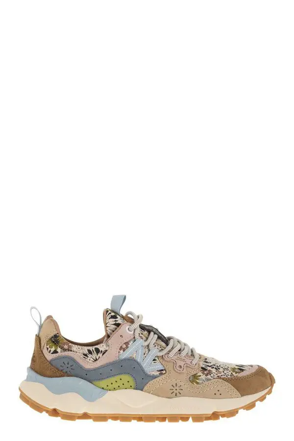 FLOWER MOUNTAIN Yamano 3 Sneakers - Brown/beige