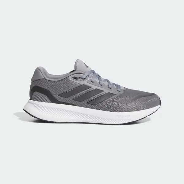 Adidas Runfalcon 5 Wide Running Shoes - Grey Three / Carbon / Cloud White
