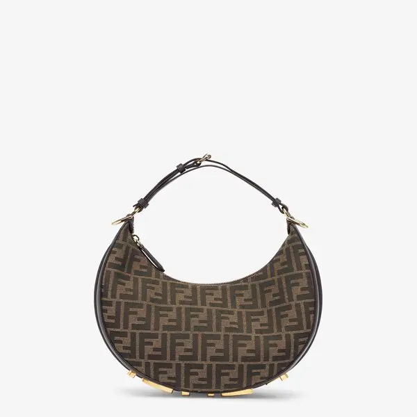 Fendi Fendigraphy Small Hobo Bag - Brown