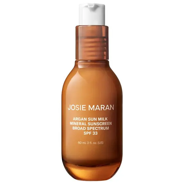 JOSIE MARAN Argan Sun Milk Mineral Sunscreen Broad Spectrum Spf 33 Moisturizer