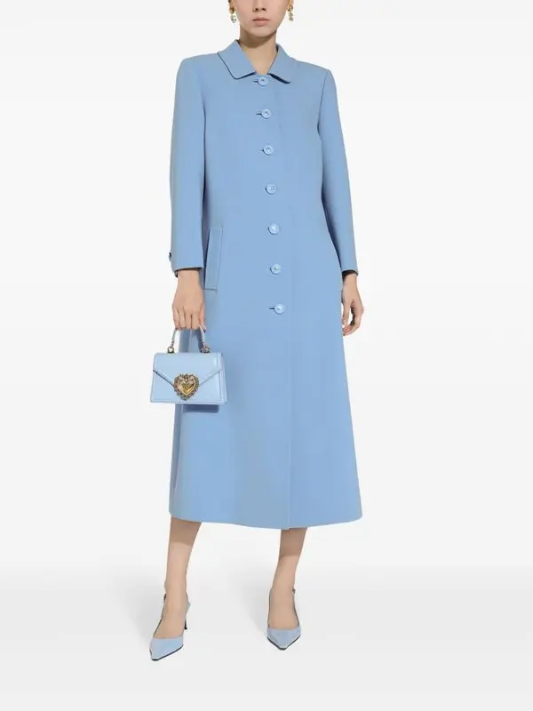Dolce & Gabbana Single-breasted Virgin Wool Coat