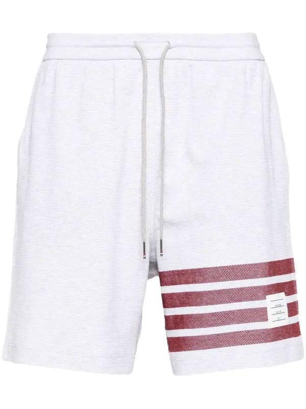Thom Browne 4-bar Cotton Track Shorts