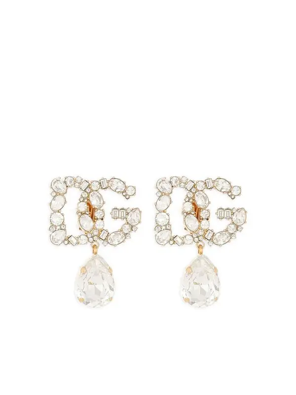 Dolce & Gabbana Crystal-embellished Drop Earrings