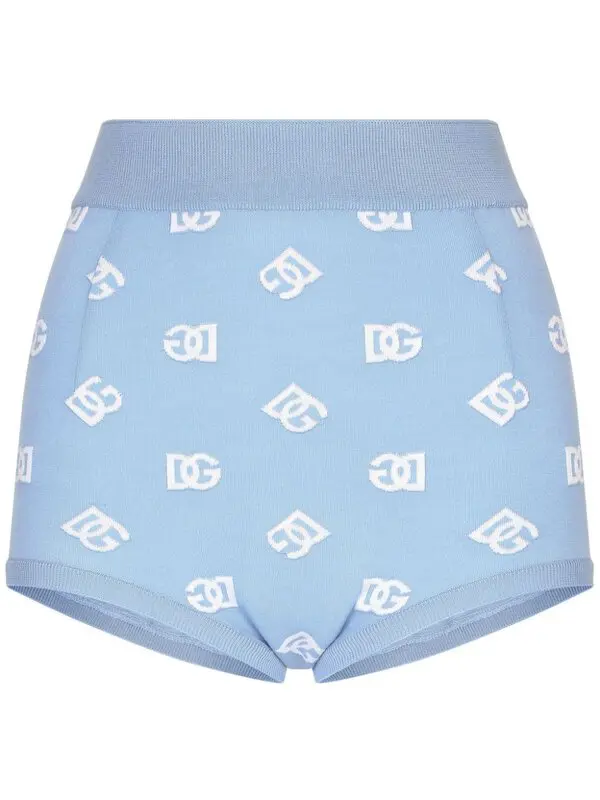 Dolce & Gabbana Logo-embroidered Mini-shorts