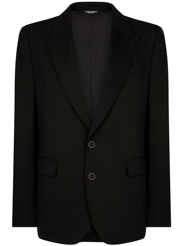 Dolce & Gabbana Peak Lapel Single-breasted Jacket
