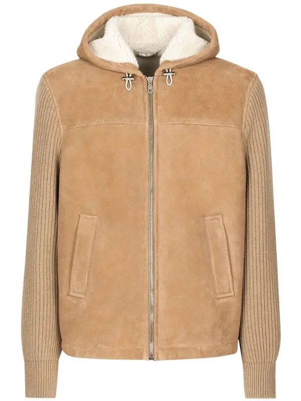 Dolce & Gabbana Hooded Jacket - Neutrals